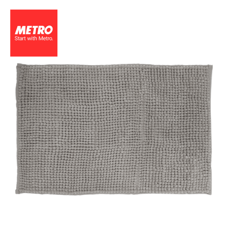 Metro Homewares Bath Mat Light Brown 40cm x 60cm Micro Fibre HABM 7237 ...