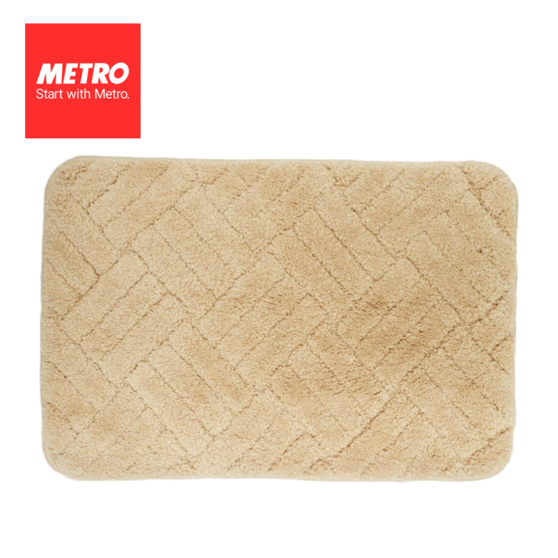 Metro Homewares Bath Mat 40cm x 60cm Micro Fibre HAMT 7303 - Metro