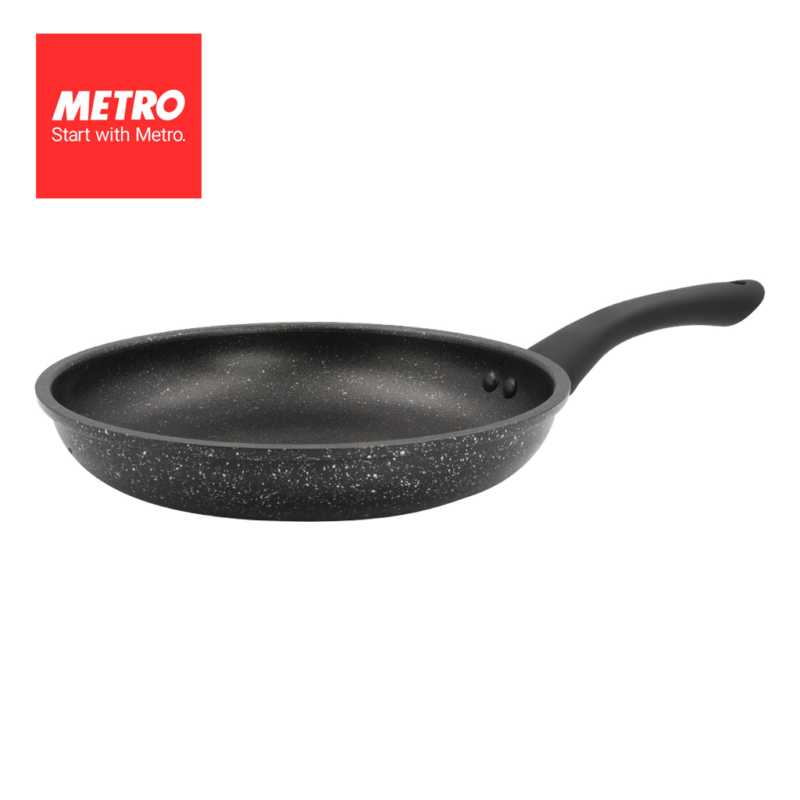 Primera by Metro Cookwares Fry Fan Black Marbled Finished 2 Layer ...