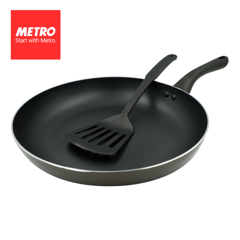 Primera by Metro Cookwares Fry Pan with Turner 28cm Non Stick MPGF 1760 ...
