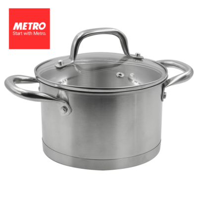 Premium Metro Stainless Steel Saucepot - Durable and Stylish