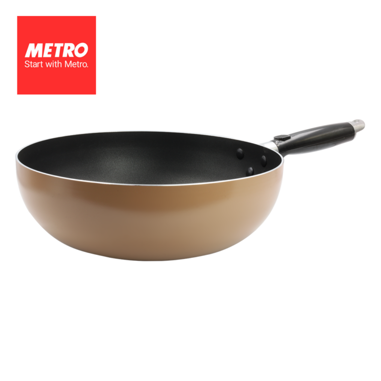 Metro Cookwares Wok Pan Aluminum MWO 4329 / MWO 4330 - Metro