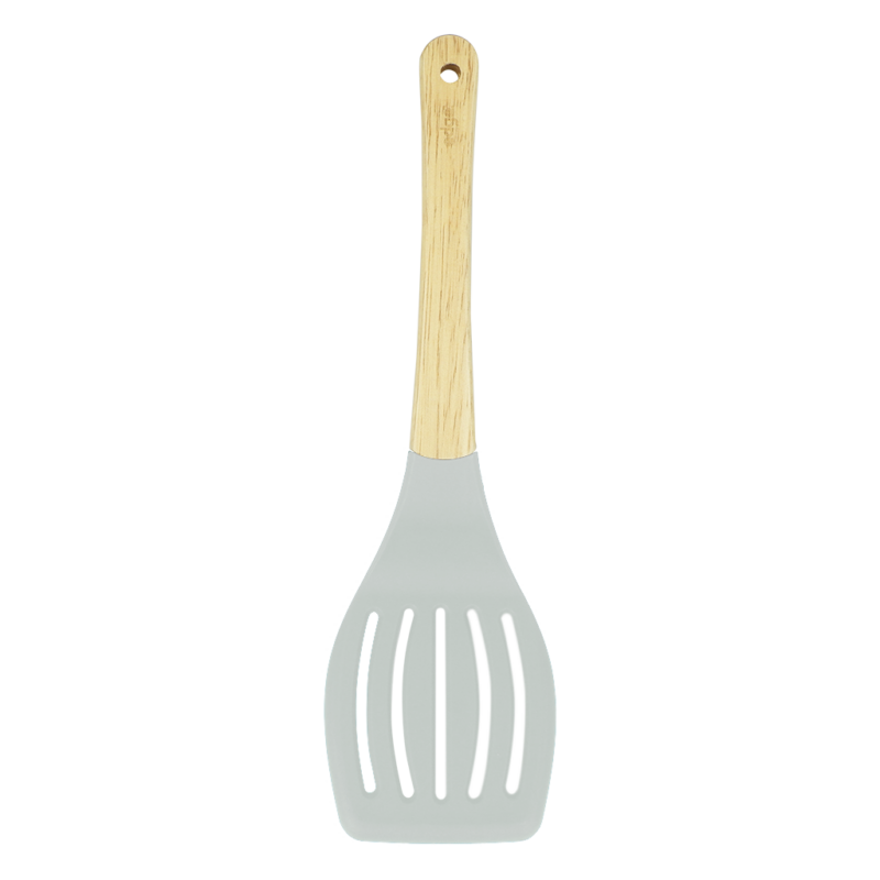 Metro Cookwares Utensil Jumbo Set 2pcs Silicone with Wooden Handle ...