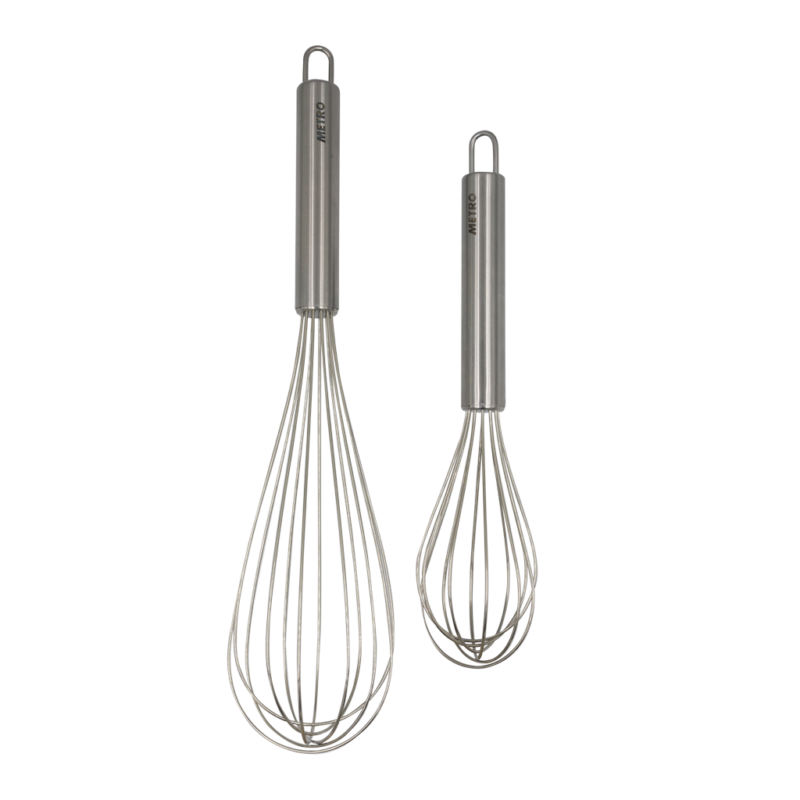 Set of 2pcs Metro Bakewares Egg Whisk Set Stainless Steel MB 5575 - Metro