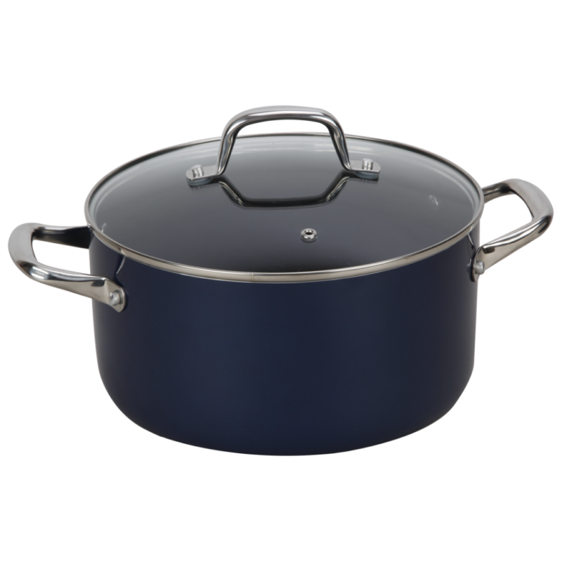 Primera by Metro Cookwares Dutch Oven with Glass Lid Non Stick Ready ...
