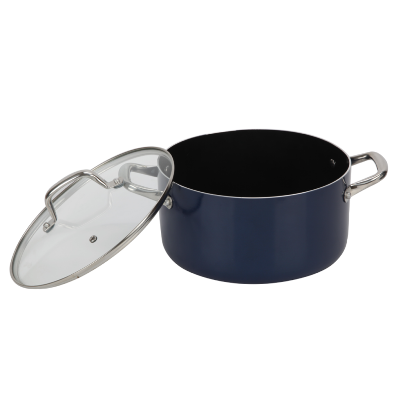 Primera by Metro Cookwares Dutch Oven with Glass Lid Non Stick Ready ...