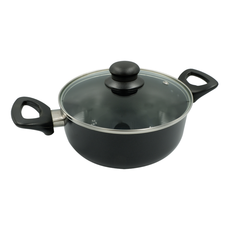Set of 5pcs Metro Cookwares Sauce Pan,Sauce Pot, Fry Pan & 2pcs Glass ...