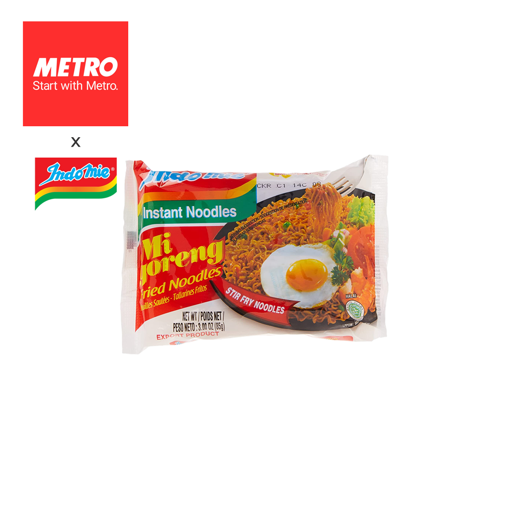 Indomie Mi Goreng Pedas Hot and Spicy Instant Noodles Pancit Canton ...