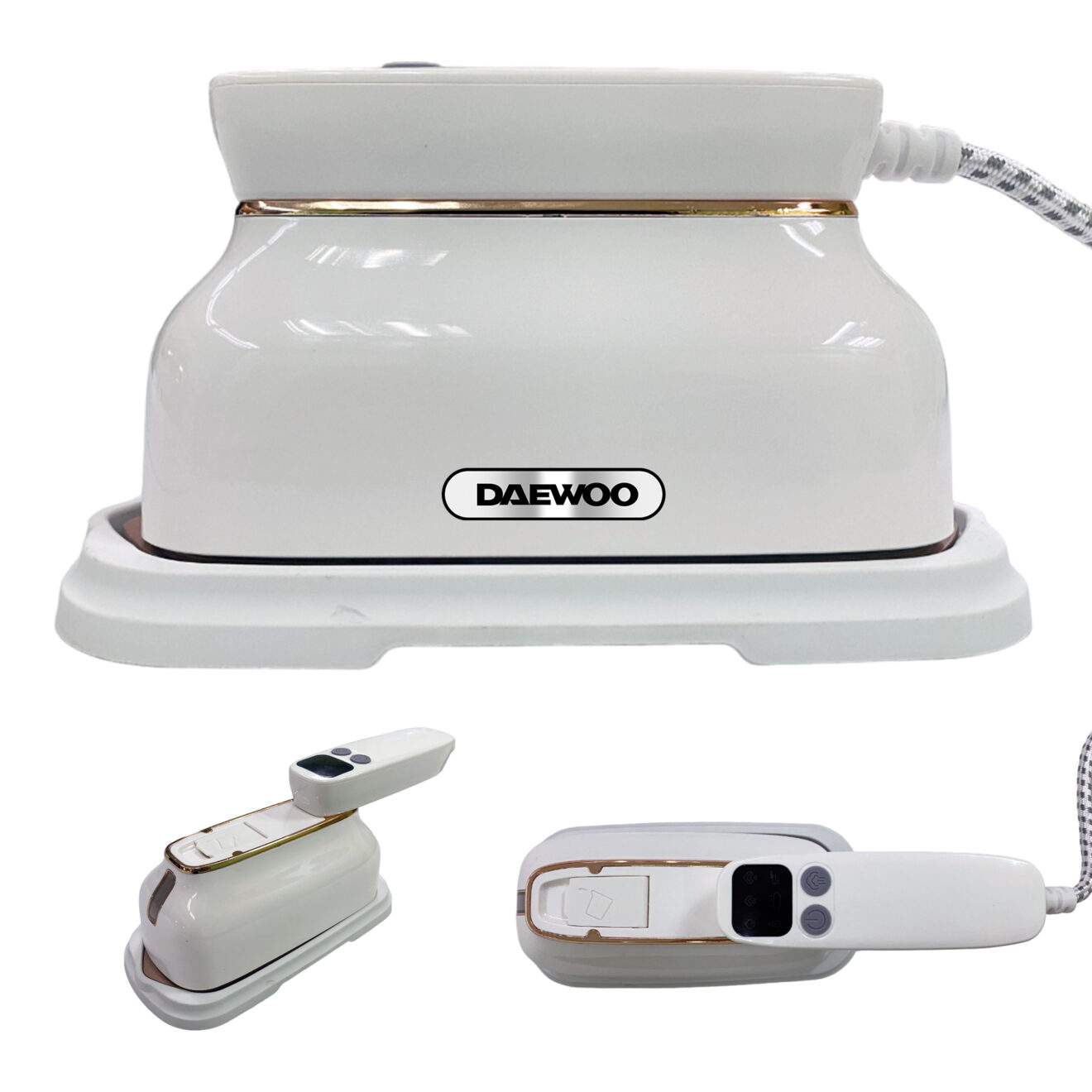 Daewoo Electronic Appliances Steam Iron White 220V~50Hz 1500W DGS ...