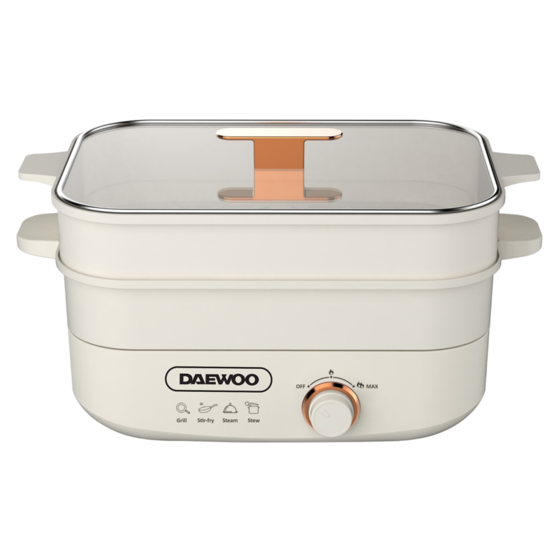 Daewoo Multifunction Cooker 4.5L with Steamer DEMC-45LCRM - Metro